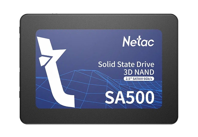 SSD Netac SA500 NT01SA500-128-S3X, 128ГБ, 2.5", SATA III, TLC 3D NAND