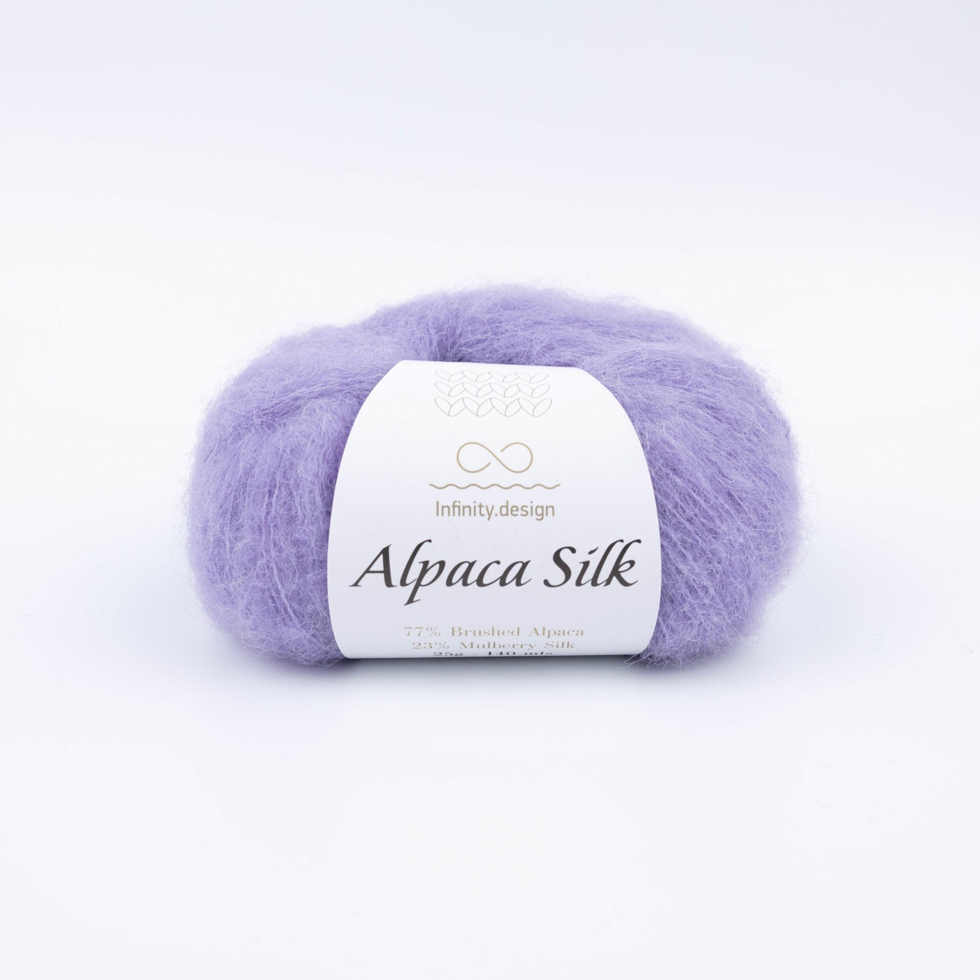 Пряжа INFINITY Alpaca Silk 5031 (2 мотка), 77% альпака, 23% шелк, 25г, 140м