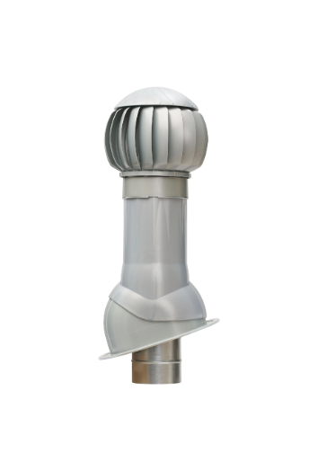 Комплект RRTV D160 для фальцевой и битумной кровли пластик Silver ERA STREETLINE