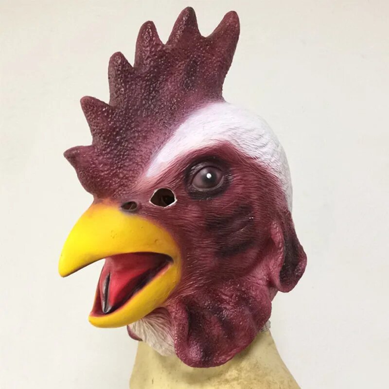 Латексная маска Чеширского кота COSNYC Latex Cock Mask