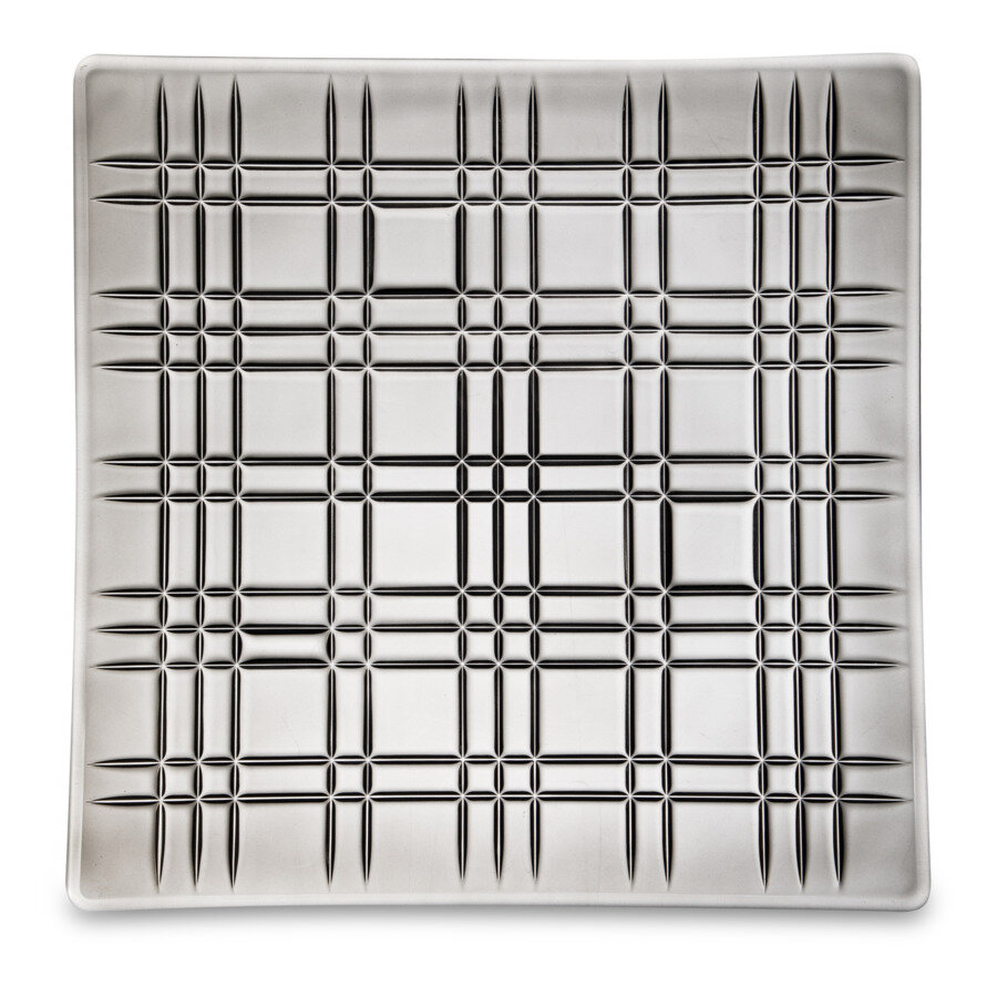 Блюдо квадратное Nachtmann Square 28 см, хрусталь бессвинцовый, серый, п/к