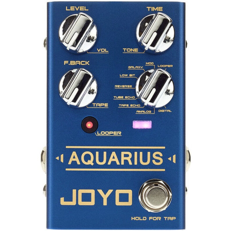 Педаль эффектов Joyo R-07-AQUARIUSDELAY/LOOPER