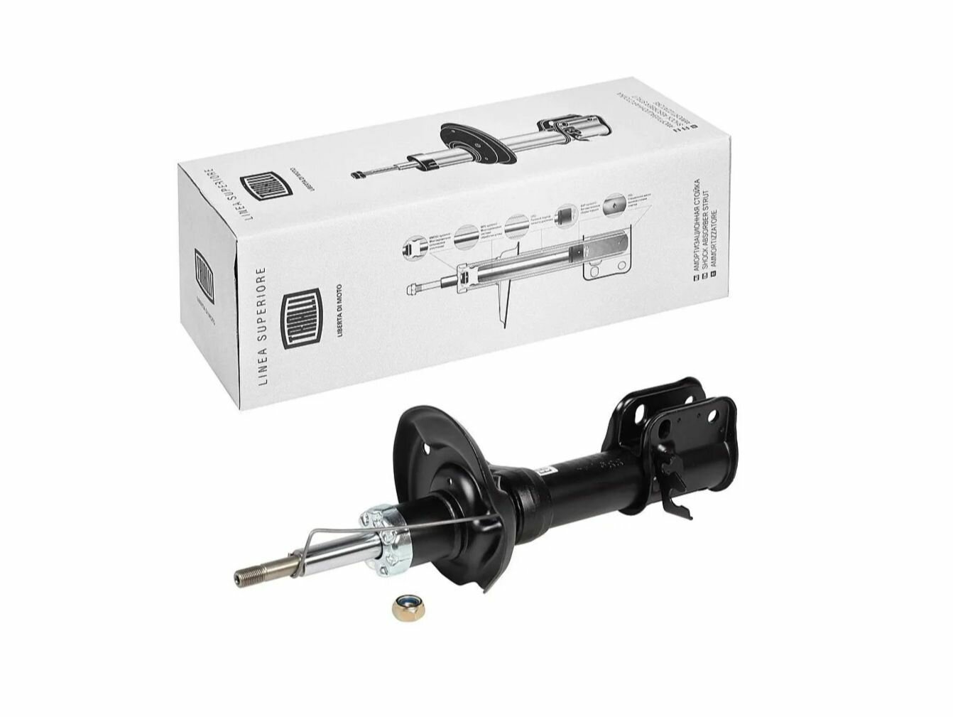 Амортизатор (стойка) передний левый AG01168 для автомобиля Лада 2192 Kalina II