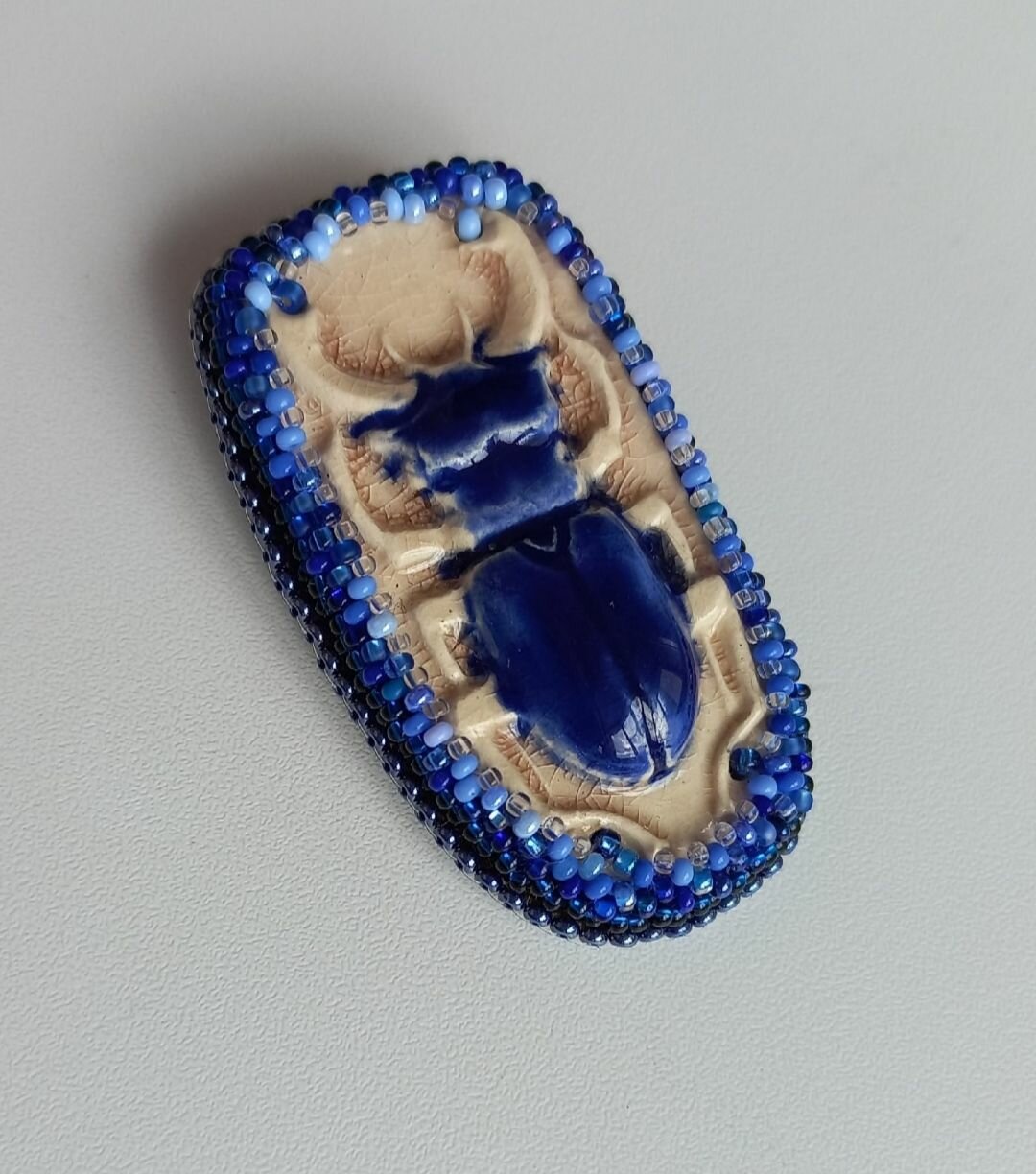 Брошь, керамика