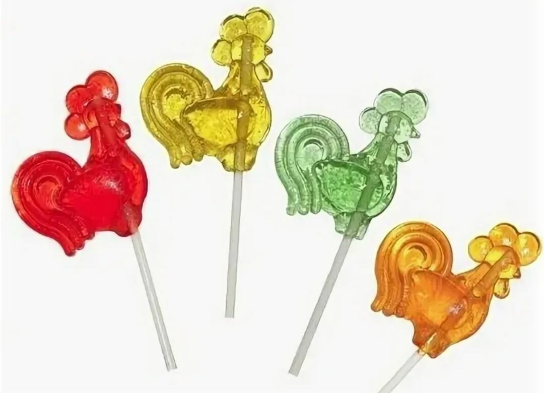 Петушок леденец Ассорти 4шт.