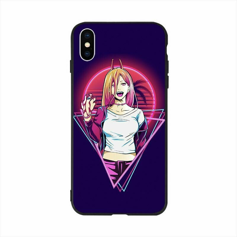 Силиконовый чехол для Apple iPhone 13 с рисунком Человек Бензопила Аниме