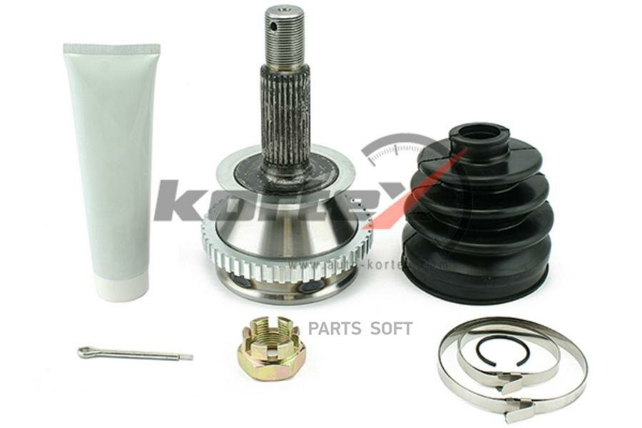 KVJ043 KORTEX ШРУС HYUNDAI SANTA FE/SONATA EF III-IV/TRAJET/KIA 2.0-2.7 98-08 нар. +ABS
