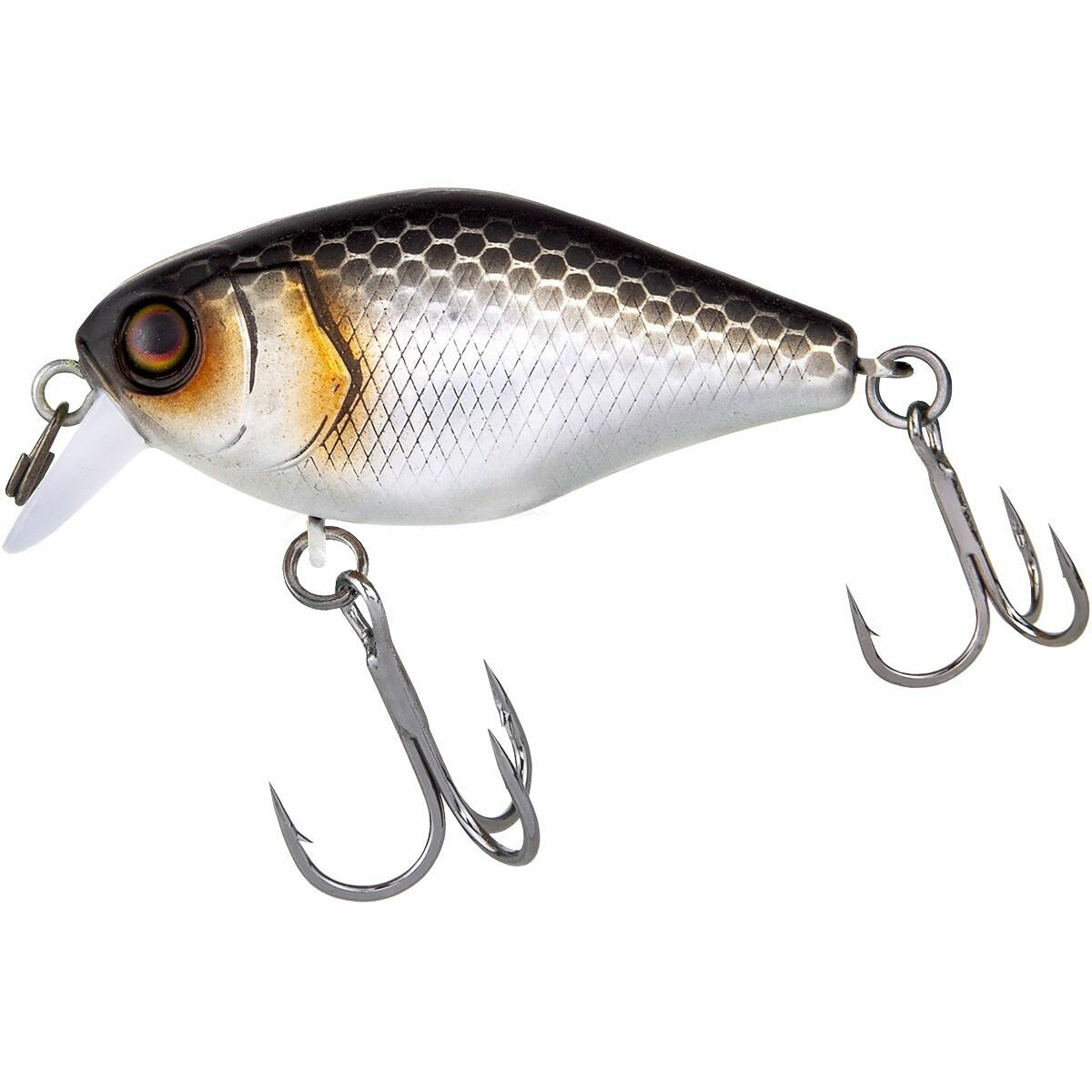 Воблер JACKALL CHUBBY 41F SR 5.5g цвет UV MAT SILVER & BLACK