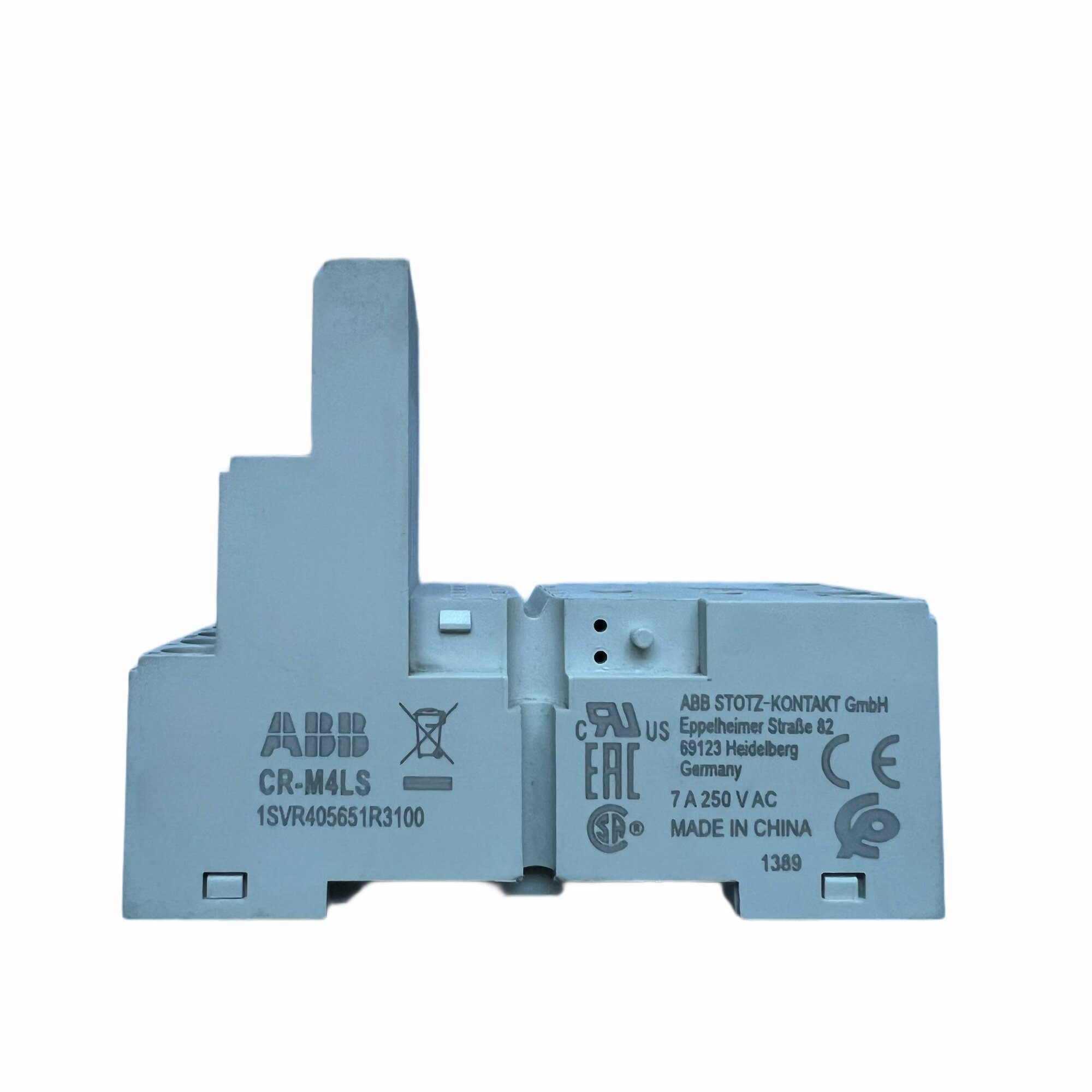 1SVR405651R3100 логическая колодка CR-M4LS для реле CR-M (4CO) ABB