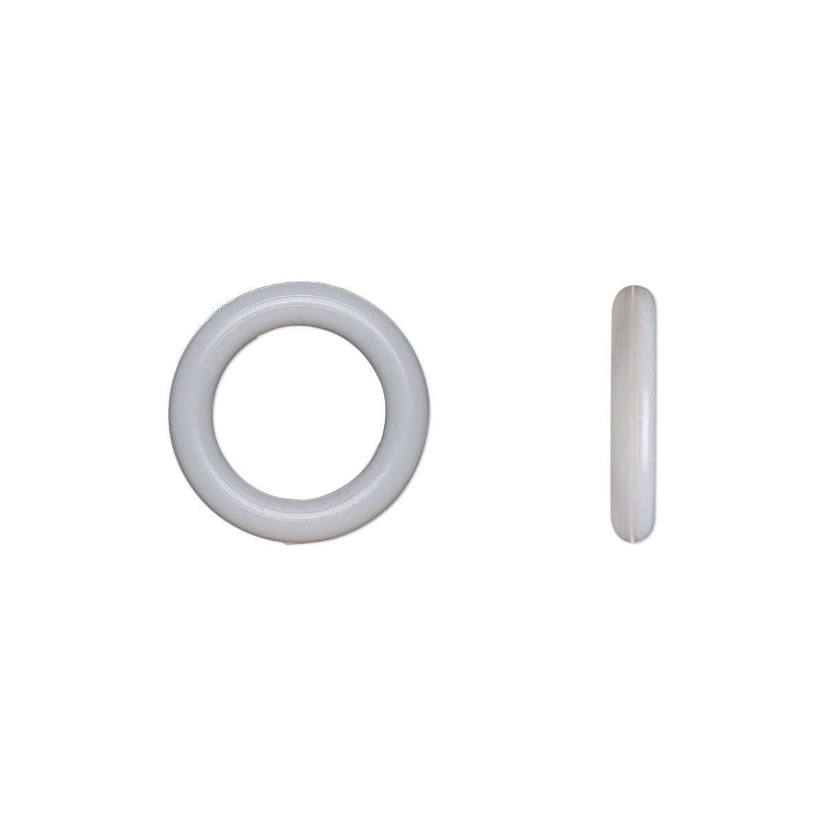 Колечко силиконовое, 12х2.0мм, серое, базовый материал - силикон, без покрытия, 20 шт.