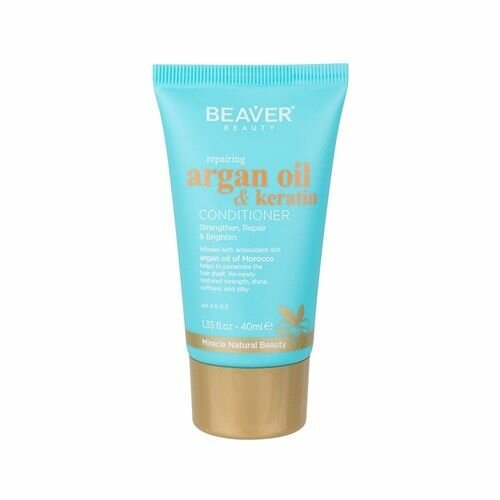 BEAVER Кондиционер для волос Argan Oil & Keratin Conditioner (40 мл)