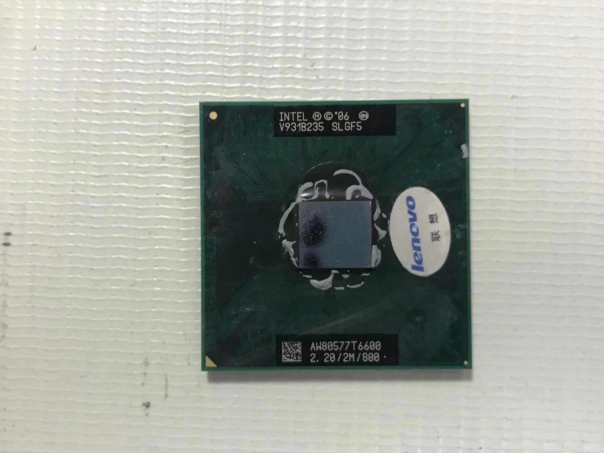 Процессор Intel Core 2 Duo T6600 SLGF5