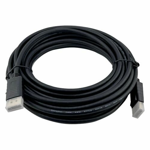 Кабель Display Port V1.1, DisplayPort (m) (прямой) - DisplayPort (m), GOLD , 10м, черный