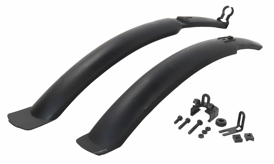 Крылья 26' (пластик) (пара) черные, удлиненные (3112616-140)