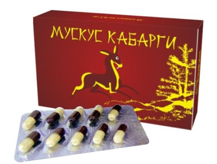 Мускус кабарги, 30 капсул, для иммунитета, для повышения сексуальной активности — фото 1