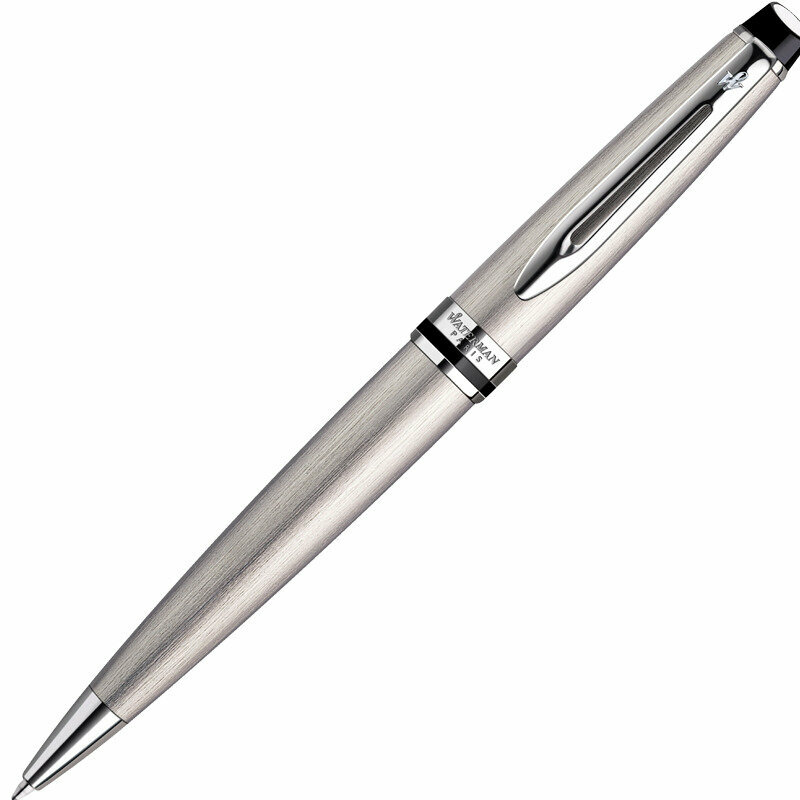 Waterman Expert - Stainless Steel CT, шариковая ручка, M, S0952100