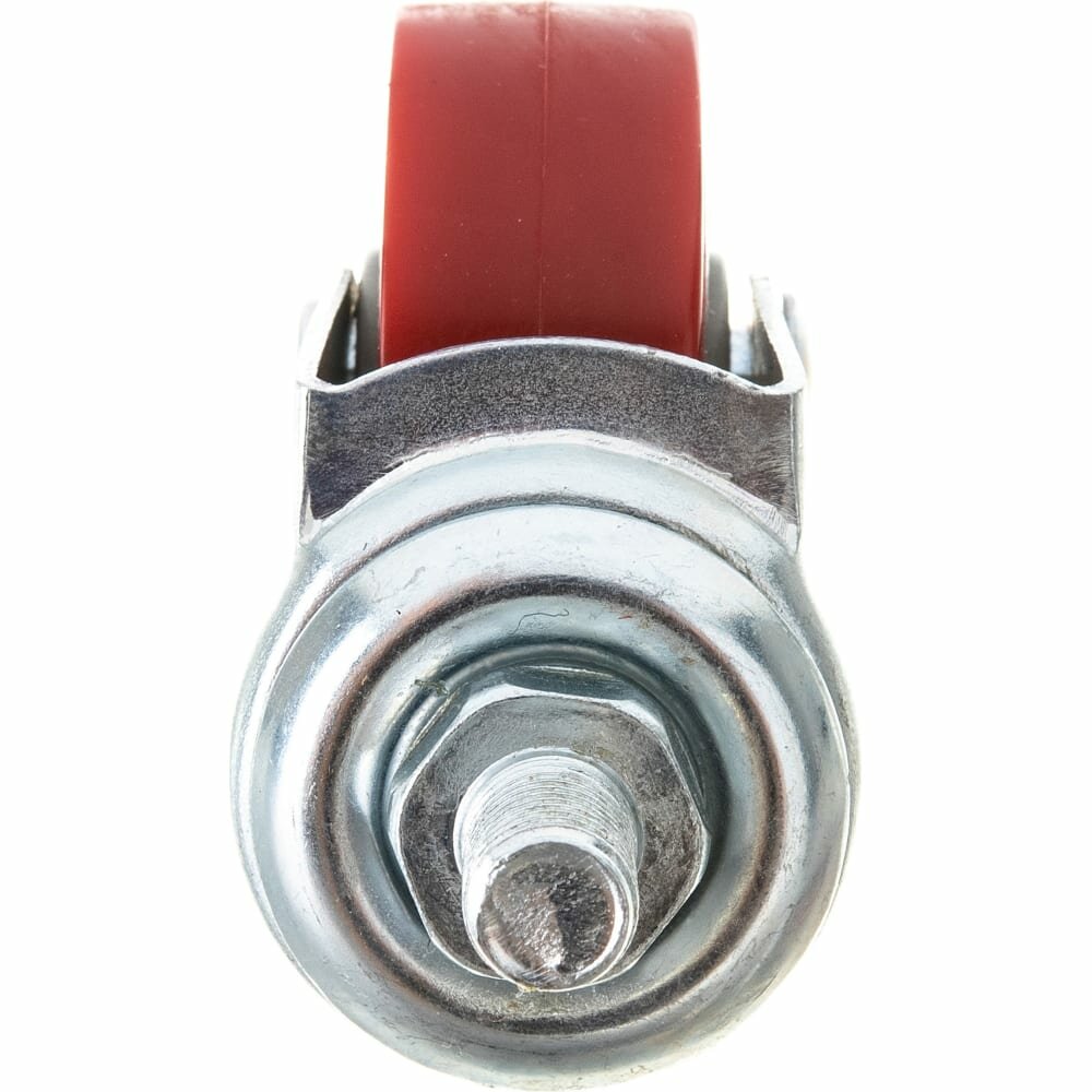 Мебельное поворотное колесо MFK-TORG болт, крепление М10, 40 мм, красный, пластик 8004040
