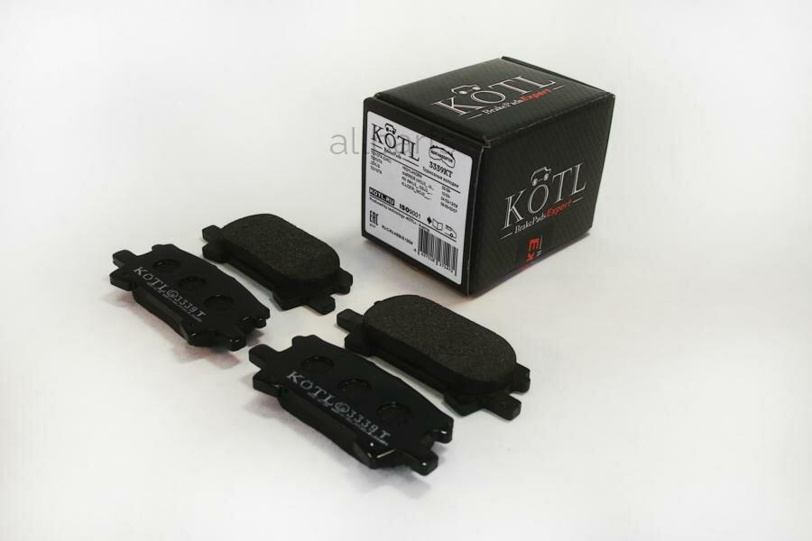 KOTL 3339KT Колодки тормозные дисковые задние к-т LEXUS RX300/RX330/RX350 03>08/RX400H 05>09