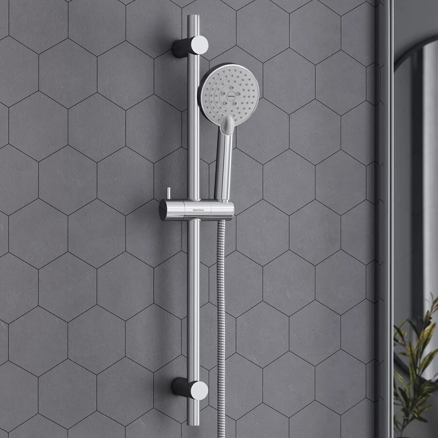 918100000 origin one душевой комплект: ручной душ d - 100 мм, 3 функции Damixa