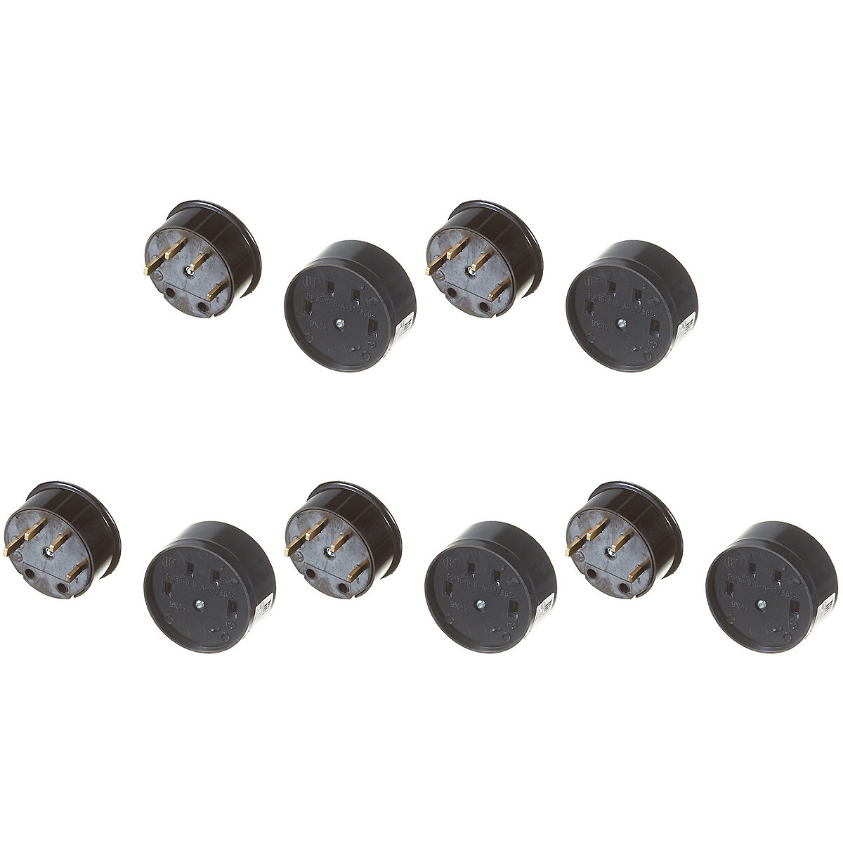 Комплект для подключения электроплит открытая установка с заземлением 3Р 32 А 380 В IP20 (5 шт.)