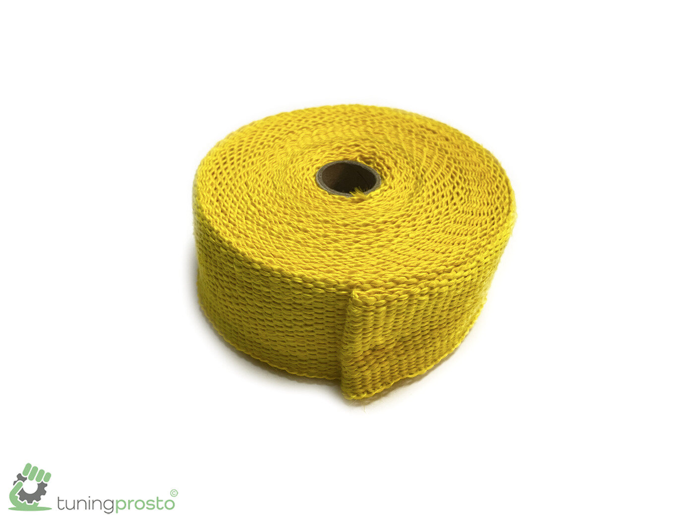 Термолента выпускного коллектора и глушителя, до 950 градусов 5 см х 10 м, желтая