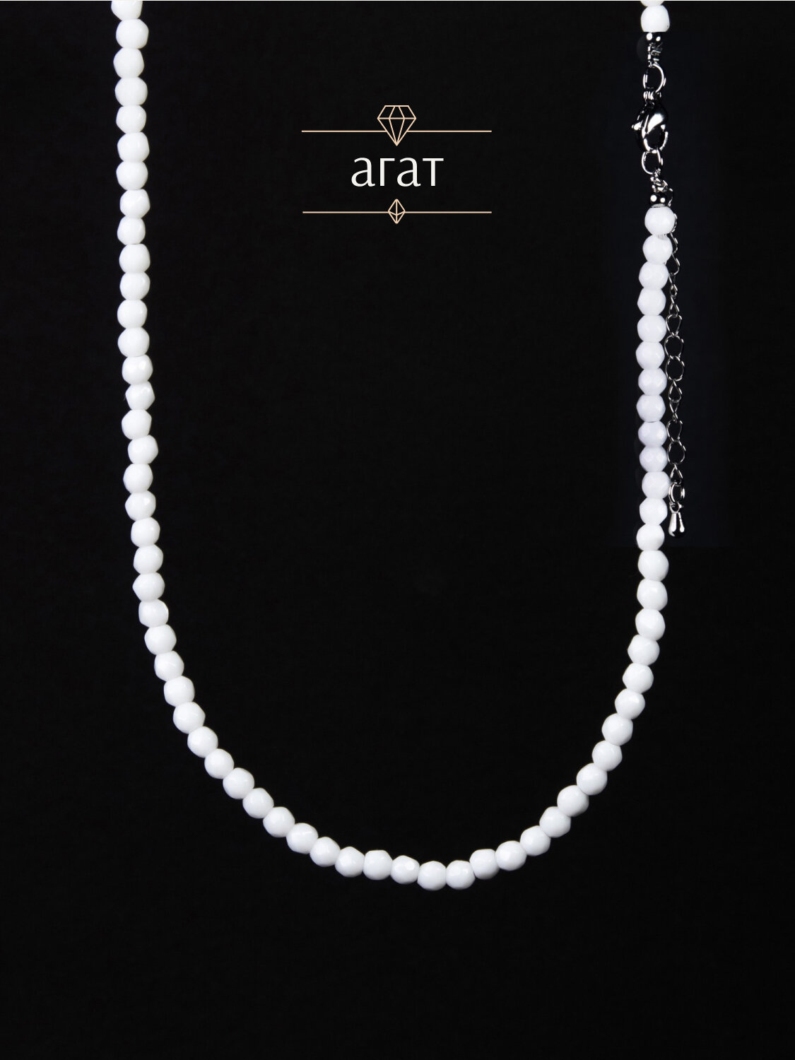 Чокер, агат