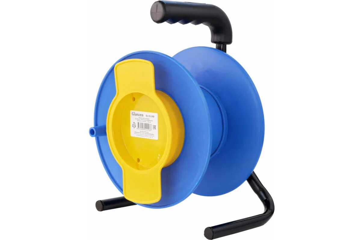 GLANZEN катушка с выносным барабаном без провода, диаметр 240 мм, EL-01-240 00-00006424