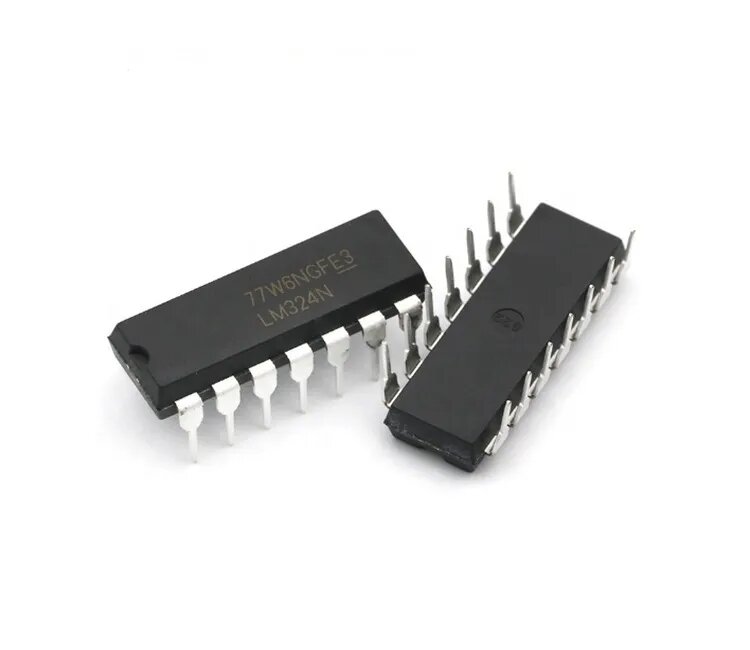 LM324N, Счетверенный ОУ общего применения, 10 штук.