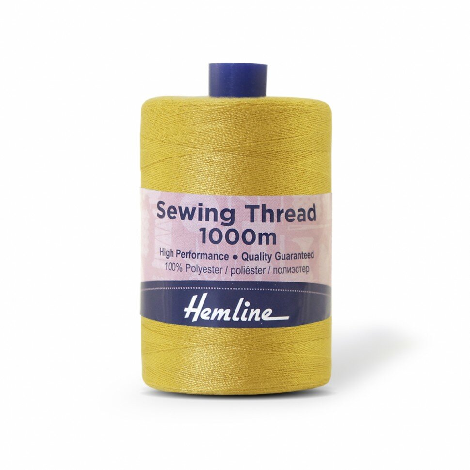 Hemline Нить универсальная для шитья #N4124.510 Состаренное золото, 1000м, 40/2