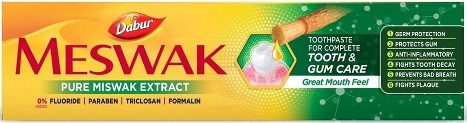 Зубная паста Мисвак Дабур MISWAK Dabur 100 гр.
