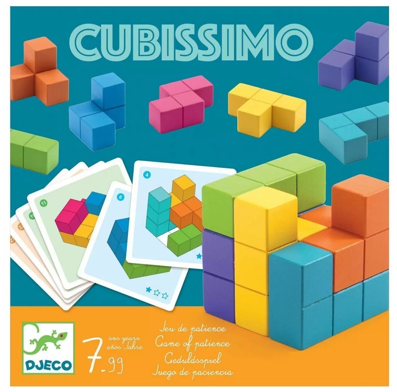 Настольные игры Djeco Настольная игра - головоломка Кубиссимо Djeco