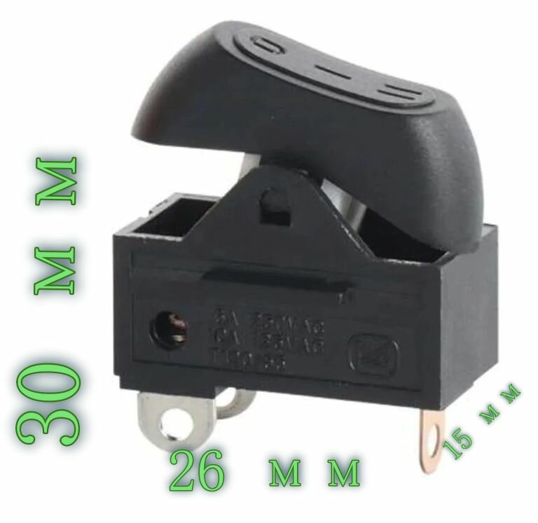 Кнопка для фена KCD15-103/T, цвет черный