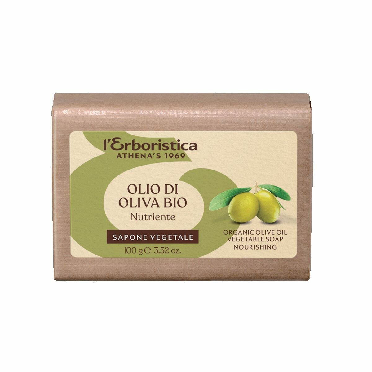 L'ERBORISTICA Твердое мыло с маслом оливы Olive Oil