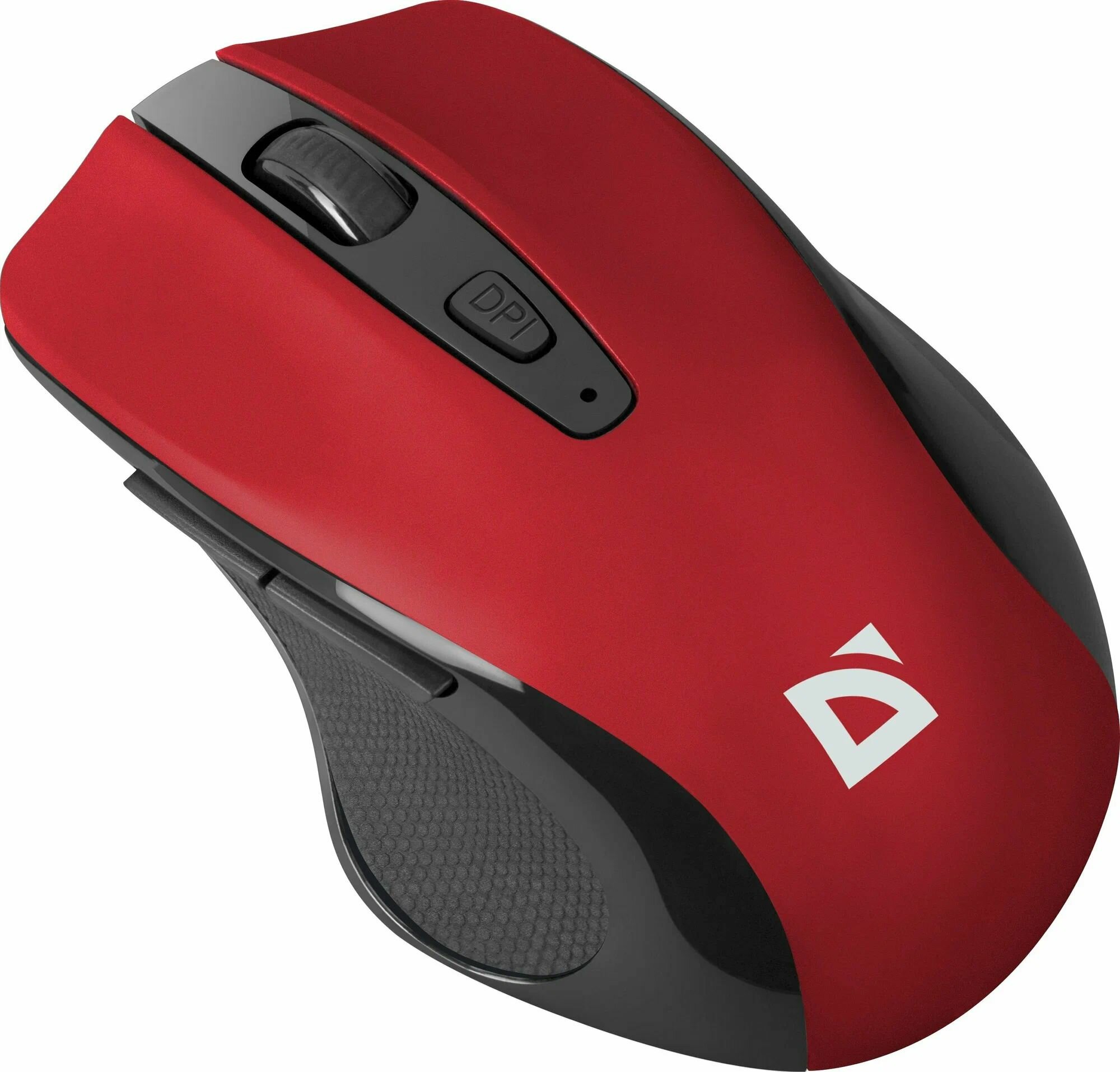 Беспроводная мышь DEFENDER Prime MB-053, оптическая, 800–1600 dpi, бесшумная, красный