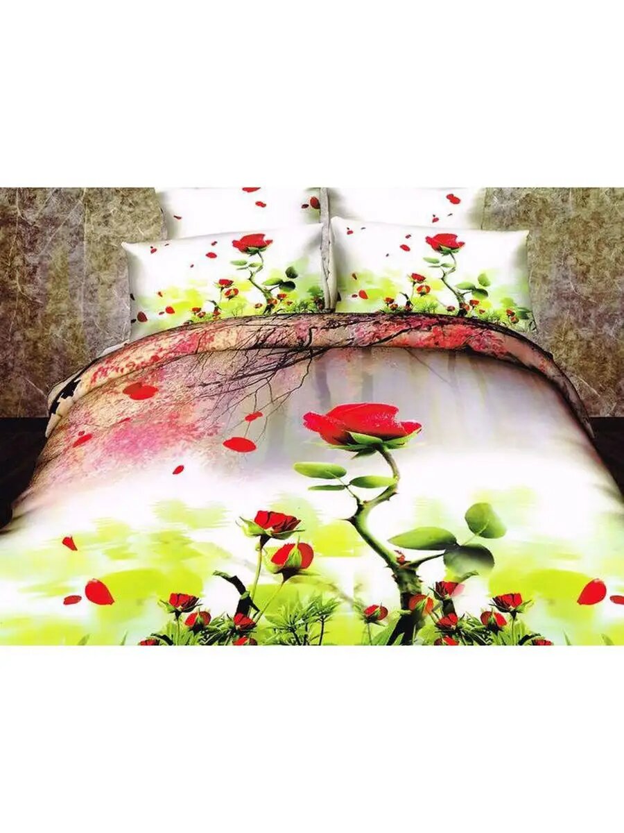 Постельное бельё Novella Евро, люкс сатин хлопок