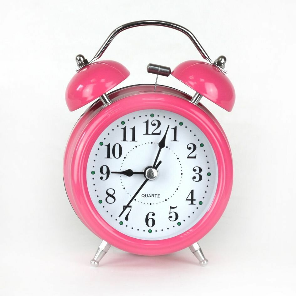 Будильник кварцевый ( металл )