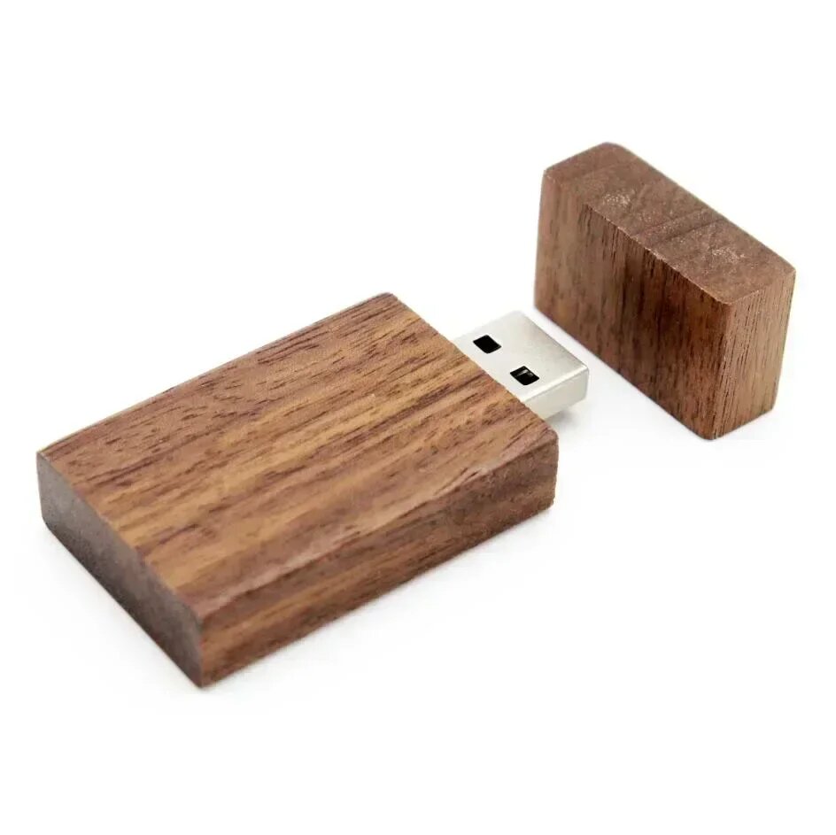 JASTER Деревянный USB-накопитель 64 ГБ 4GB, Walnut wood no box