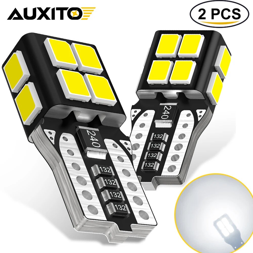 2x T10 Led Canbus W5W Автомобильные лампы 6000K 12V Сигнальная лампа Автоматические габаритные стояночные огни для Toyota Corolla e150 Camry 40 Auris Yaris