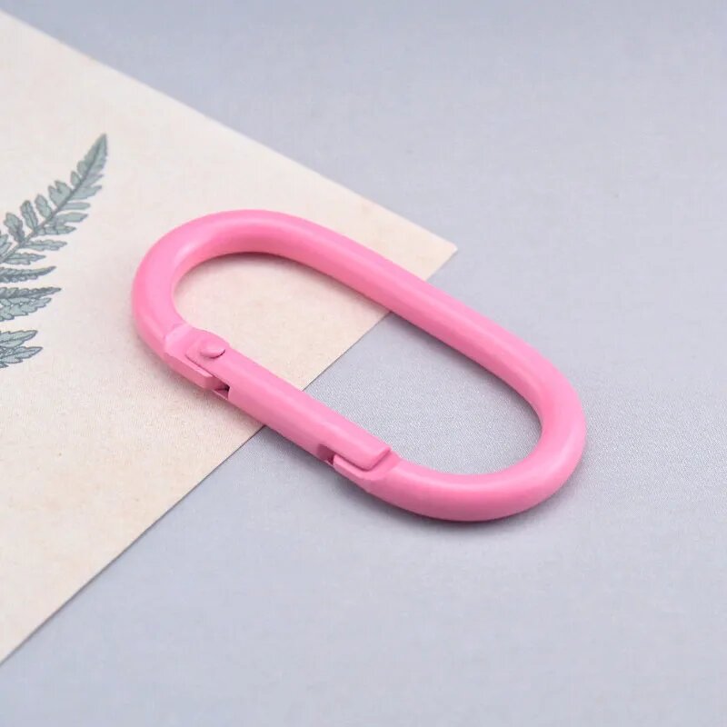 Металлические карабины P-625 2-12 шт. Розовый, 2.5X5cm 6PCS-LOT, Pink
