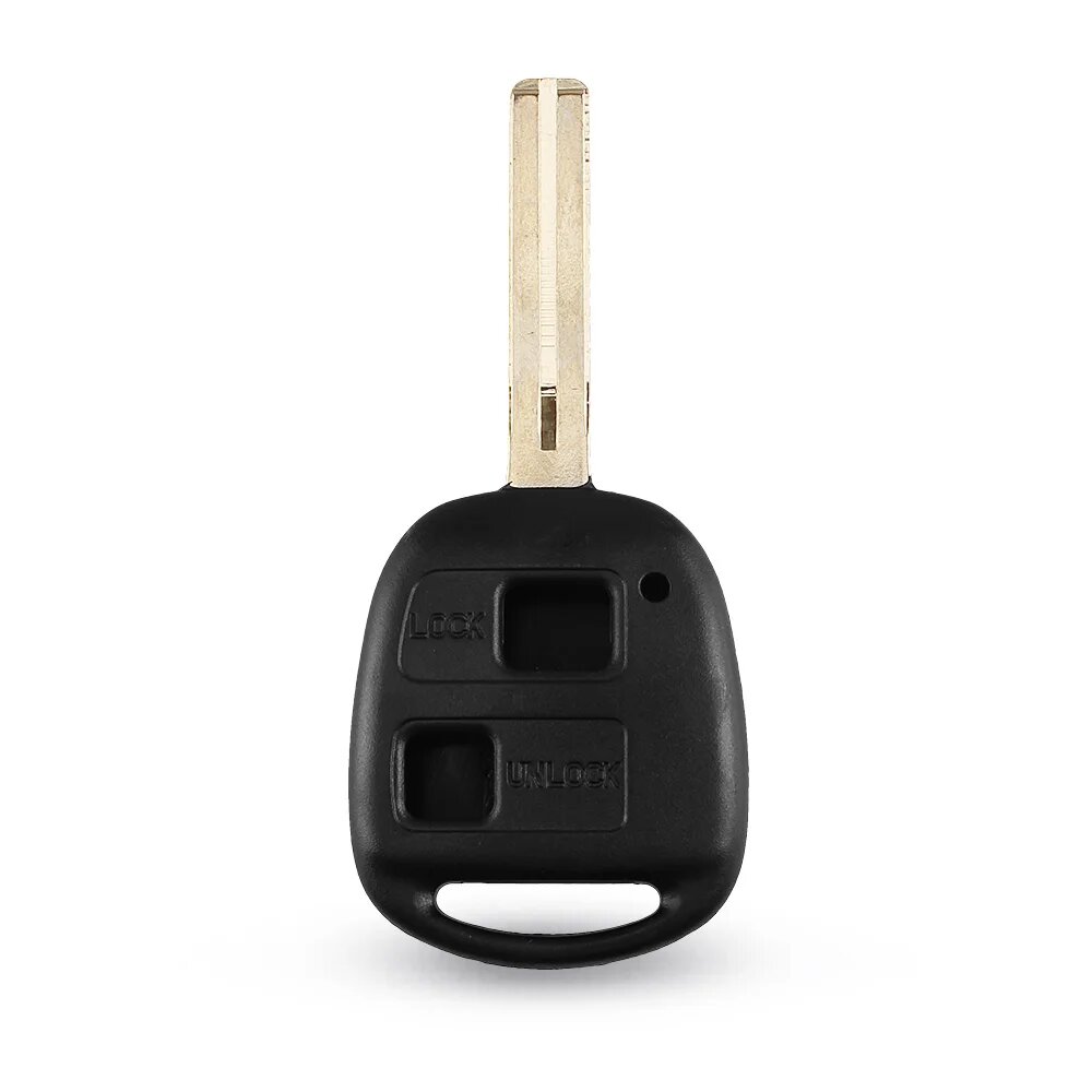 KEYYOU 2/3 кнопочный необработанный корпус дистанционного ключа для LEXUS ES300 GS300 GS430 GX470 LS200 LS300 LS400 RX300 запасной чехол для ключа Blade 46mm, 2 кнопки