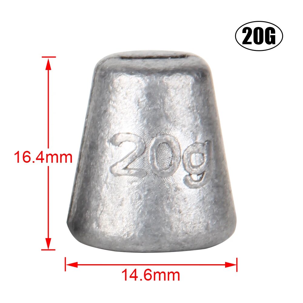 Spinpoler грузики для блесны набор 8 шт 2pcs 20g