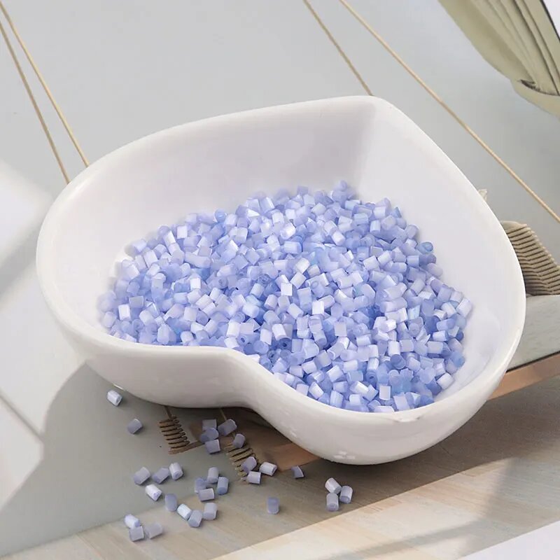 Стеклярус Light Purple 2x2 мм, 720 шт