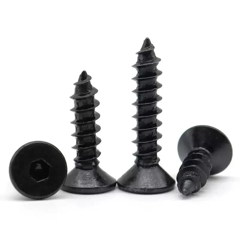 Саморезы из углеродистой стали M3 M3.5 M4 M5 M6 M3-50pcs, Black, 12 мм