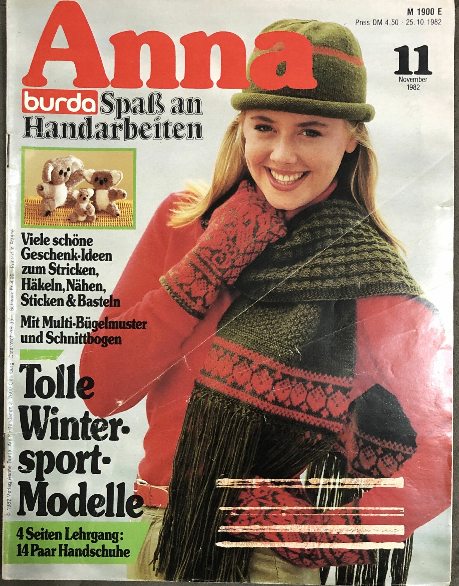 Журнал по рукоделию Анна/Anna на немецком 11 1982 № 42