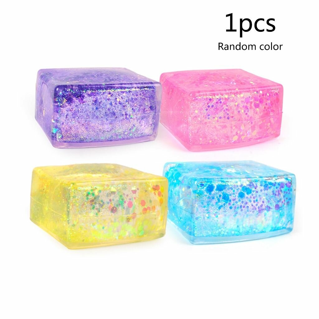 Большой кубик льда с мальтозой, сжимающий музыку (случайный цвет) -Шарик из тофу Aurora Ice Cube