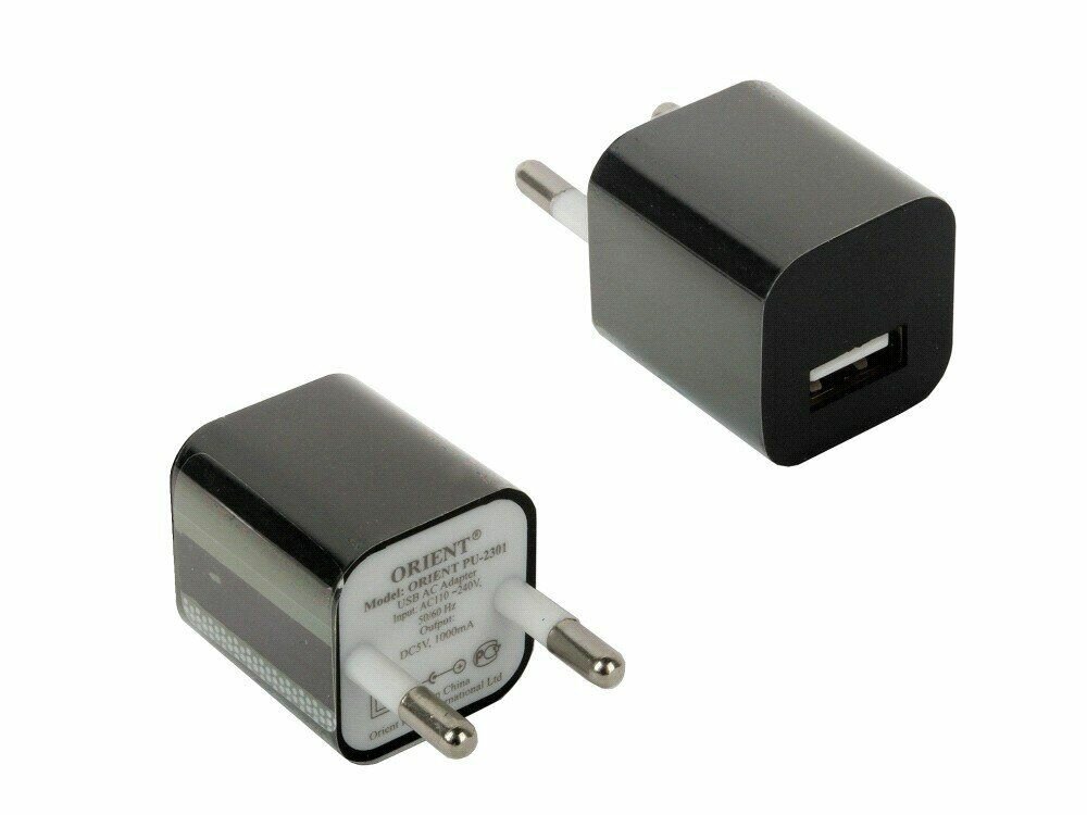 Блок питания USB 5В, 1А (ORIENT PU-2301)