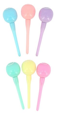 Набор маркеров FUN "LOLLIPOP", 6 цветов, универсальный, 6 штук