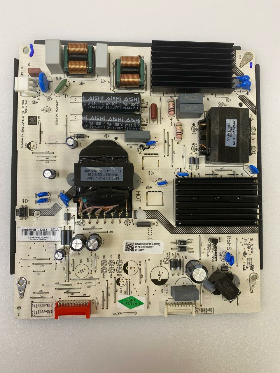 Блок питания (L0400162420), для ТВ Haier 65SmartTVS2Pro