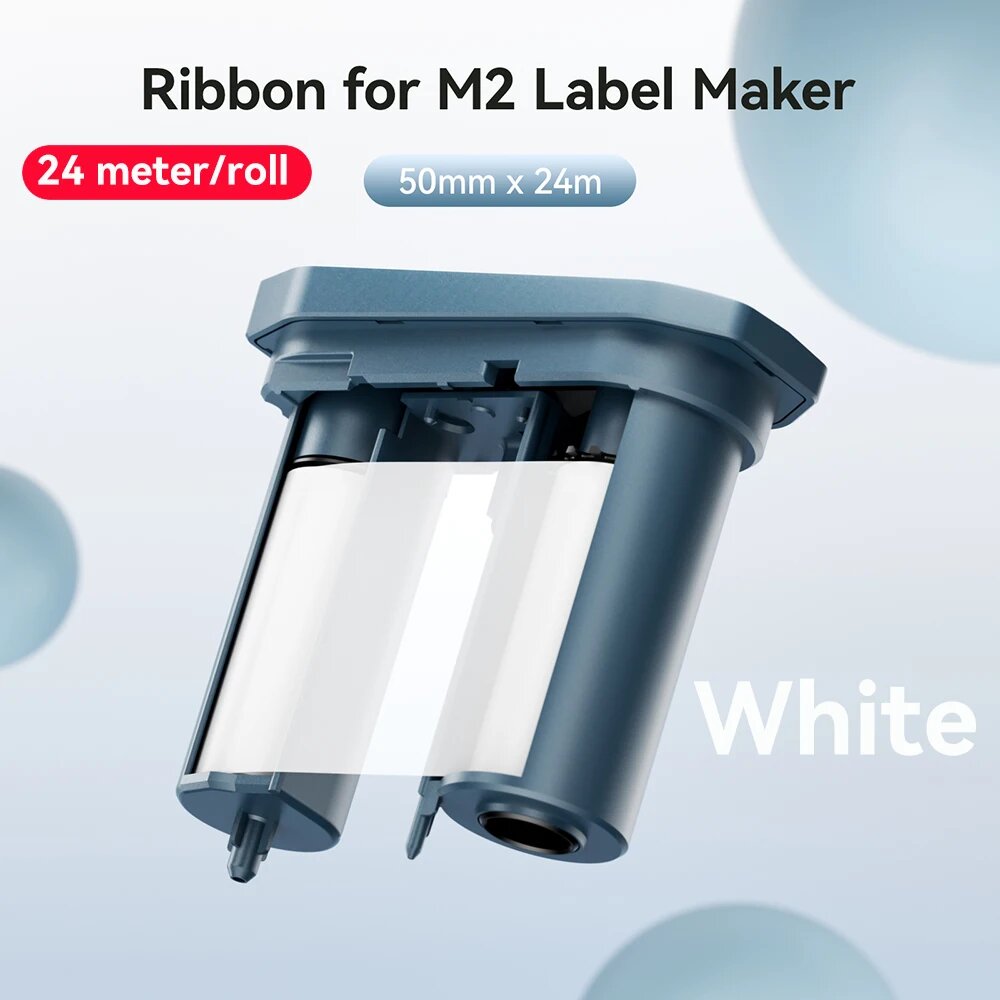 Niimbot M2 цветная лента для принтера Белый, White Ribbon