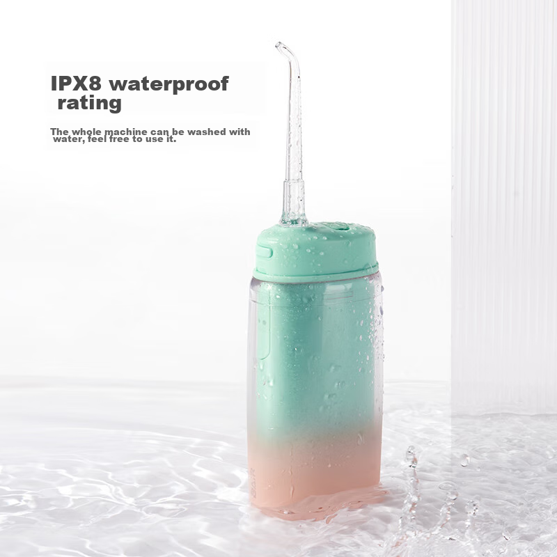 Ирригатор Bair V2 Xiaobodong Mini Water Flosser с насадками, цвет зеленый